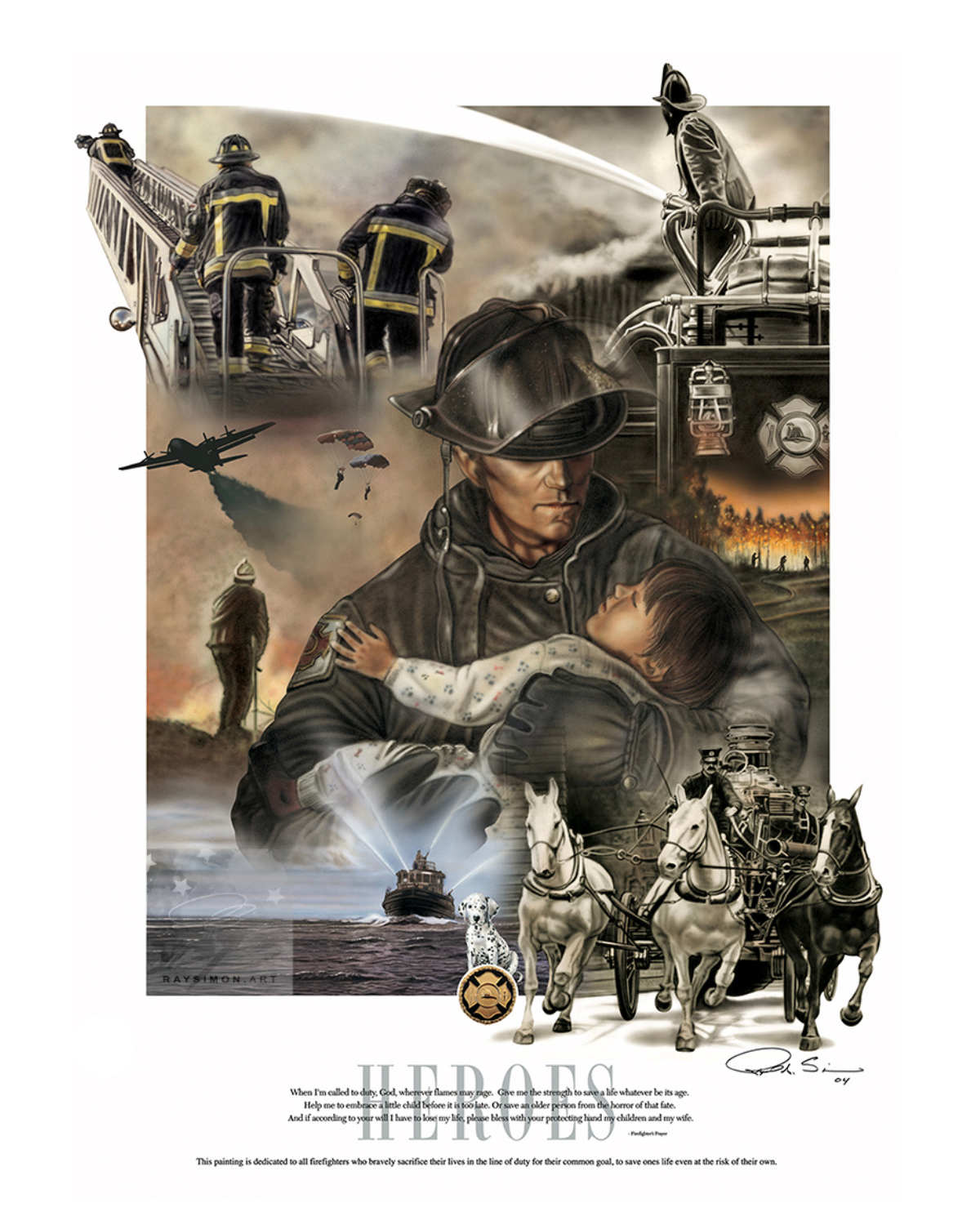 First Responder Appreciation Art – Ray Simon Art